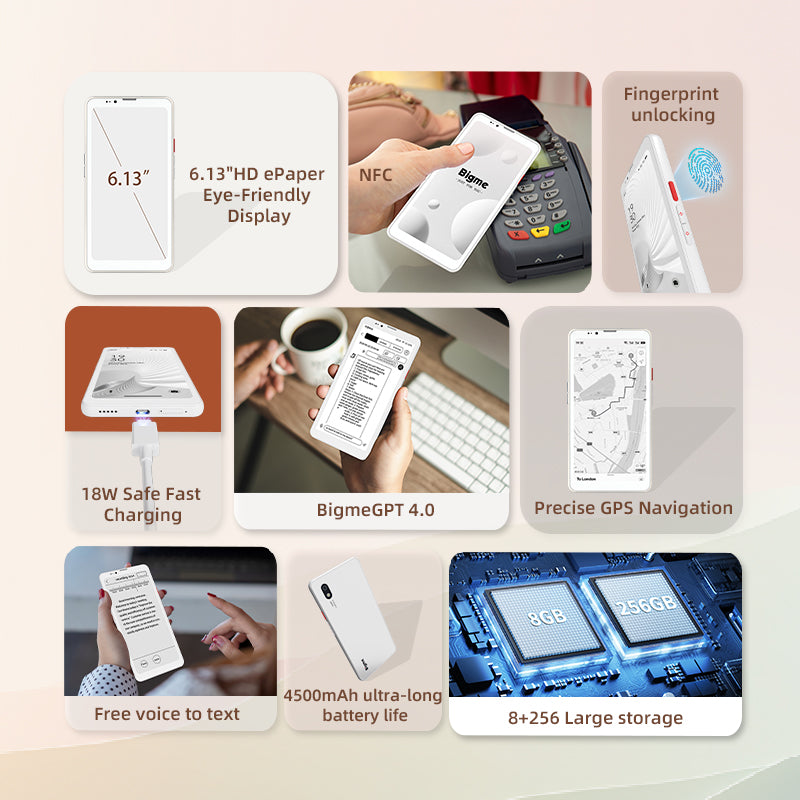 Black Friday Sale--Bigme ePaper 4G/5G Smartphone Hibreak Pro with Andr ...